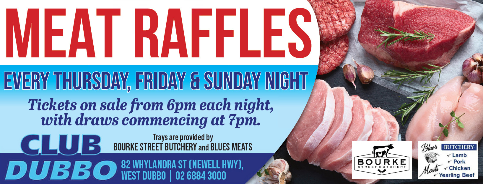 Weekly Meat Raffles | Club Dubbo
